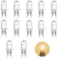 G9 Halogen Light Bulbs 28W, 12 Pcs 230V 2800K Warm White, 350 Lumens ...