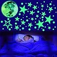 Glow in The Dark Ceiling Stickers 435PCS Luminous Fluorescent Dots ...