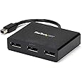 StarTech.com 3 Port Mini DisplayPort MST Hub - 4K 60Hz - Mini DP to DisplayPort Splitter for ...