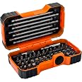 Bahco 59/S54BC 54 Pcs Bit Set for Slotted, Phillips, Pozidriv ...