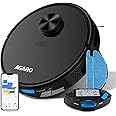 AGARO Alpha Robot Vacuum Cleaner, Brush, Dry Vacuum & Wet Mop, Automatic Cleaning, Upto 3200Pa ...
