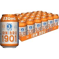 IRN-BRU 1901, 12 Pack A Very Special Vintage Recipe, No Caffeine, Full Sugar, Taste The First ...
