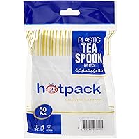 Hotpack Disposable Plastic Tea Spoon , White- 50Pcs : Amazon.ae: Kitchen