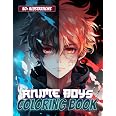 Anime Boys Coloring Book: 50+ Cool Anime & Manga Characters To Color ...