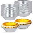 WUERKIYA 20 Pcs Yorkshire Pudding Tray, Mini Muffin Tray, Aluminium Egg ...
