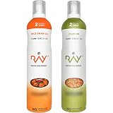 LB RAY Cooking Spray Olive Oil - Low-Calorie, 100% Oil Spray, No Gases ...
