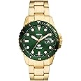 Fossil Analog Green Dial Men's Stainless Steel Watch-FS6030 : Amazon.in ...