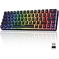 Amazon.in: Buy Tezarre TK63 Pro Wireless Keyboard Bluetooth/2.4G/USB ...