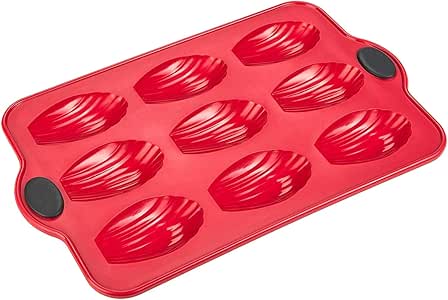 Levivo Madeleines Backform aus Silikon, 9er Silikonform für Gebäck ...
