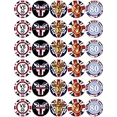 30 VE Day 80th Anniversary Victory In Europe UK Cupcake Cake Toppers ...