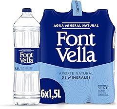 Font Vella Agua Mineral Natural, 6 x 1.5L