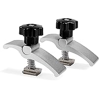 Genmitsu 2PCS T-Track Mini Hold Down Clamp Kit, CNC Router Clamp for Woodworking and ...