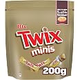 Twix Original Chocolate Minis, 200g, 10 Mini Bars of Twix Chocolate ...