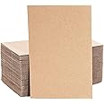 50-Pack Corrugated Cardboard Sheets 15x23 cm / 6x9 inch, Flat Packaging ...