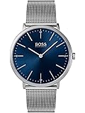 Hugo Boss Unisex Analog Quarz Uhr mit Edelstahl Armband 1513561: Amazon ...