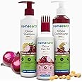 Mamaearth Anti Hair Fall Spa Range Hair Care Set: Onion Shampoo 250 ml + Onion Conditioner 250 ...