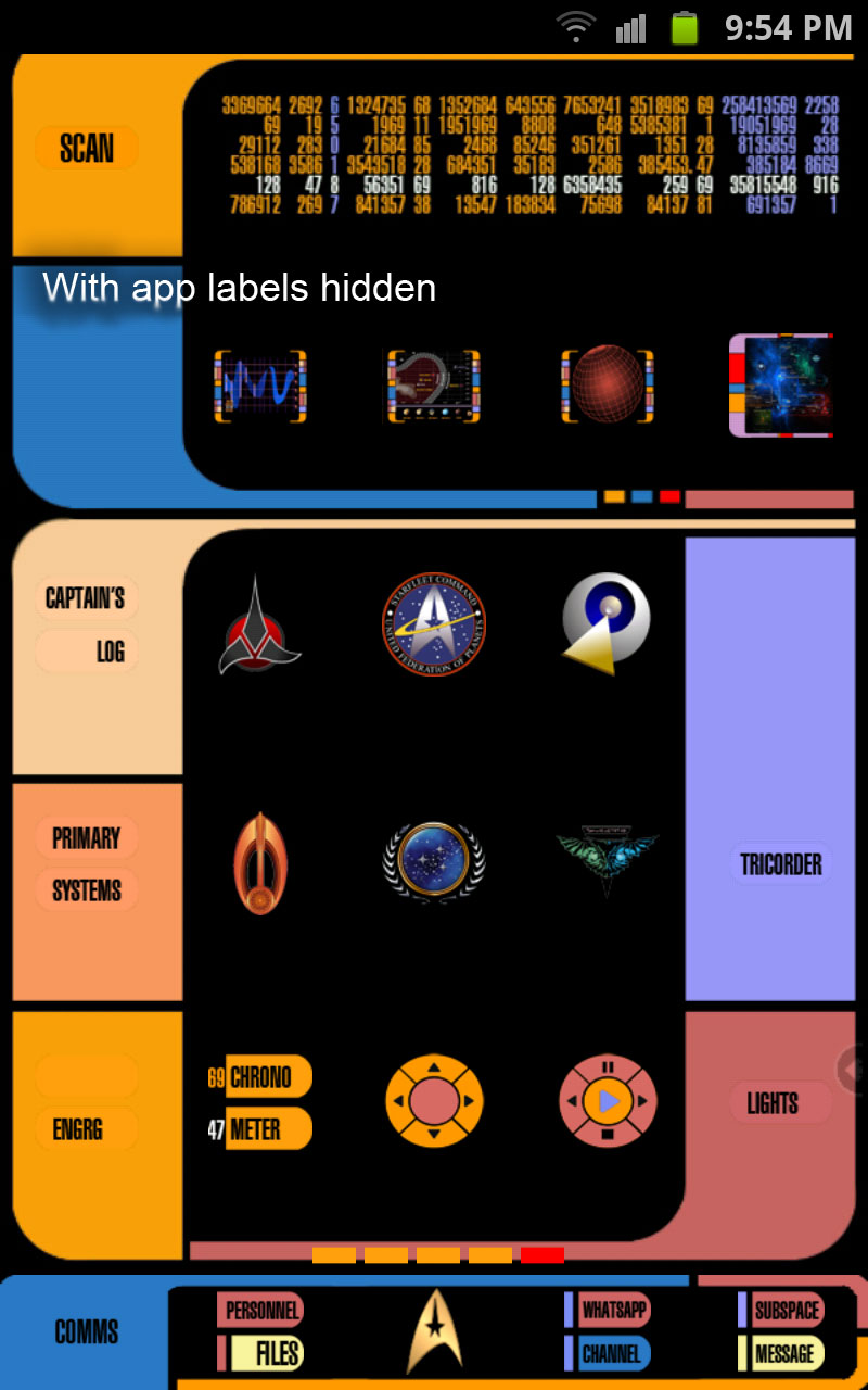 LCARS Go Launcher Ex theme: Amazon.de: Apps für Android