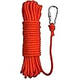 BeGrit 4mm Floating Rope 10m Anchor Mooring Rope High Visibility Orange Kayak Dock Lines Tow ...