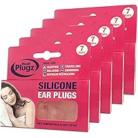Hush 7 Pairs Plugz Silicone Earplugs - Pack of 7 (5 Packs) : Amazon.co ...