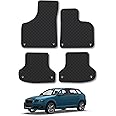Audi A3 (2003-2012) Rubber Car Mats Accessories Tailored Fit Compatible ...