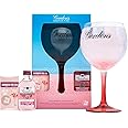 Gordon's Pink Gin Gift Set - Official Branded Copa Glass, Popaball Rose ...