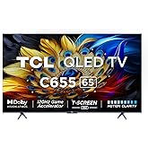 TCL 164 cm (65 inches) 4K Ultra HD Smart QD-Mini LED Google TV 65C755 ...
