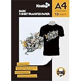 KOALA Premium Inkjet Iron On T Shirt Transfer Paper for White and Light ...