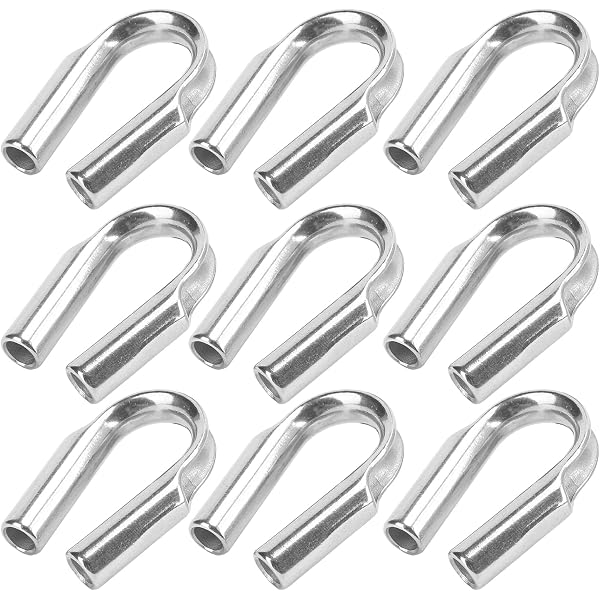 2mm Wire Rope MAGO M2-M16 Stainless Steel & Galvanized Thimble 304 Wire ...