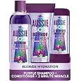 Aussie Blonde Hydration Vegan Purple Shampoo, Conditioner And 3 Minute ...