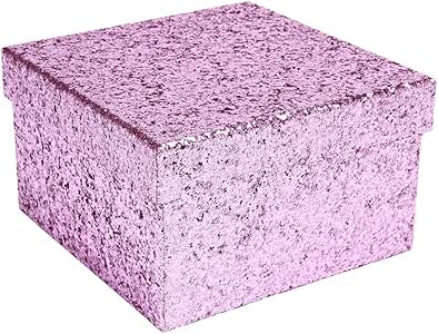 Pink Glitter Medium Gift Box: Amazon.co.uk: Office Products