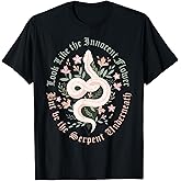 Serpent & Flowers Design, Lady Macbeth, William Shakespeare T-Shirt ...