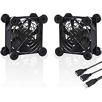 ELUTENG 120mm USB Fan Desk PC Fan 5V with L/M/H 3 Adjustable Speed ...