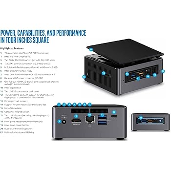 Amazon.in: Buy intel NUC i7-7th Gen UCFF Processor Online at Low Prices ...