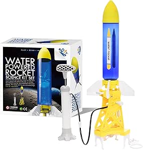 PLAYSTEM Water Rocket Launcher Kit- With Rocket Tail, Body And Pump DIY ...
