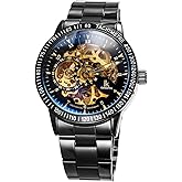 Alienwork IK Automatic Watch Men Women Silver Stainless Steel Metal ...