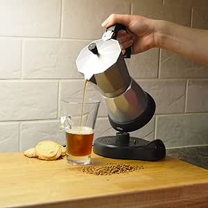 6 Cup Electric Coffee Espresso Maker 480 Watt - Keep Warm On 360° Base ...