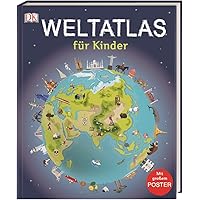 Weltatlas für Kinder: Mit großem Poster : Lehr, Martin: Amazon.de: Bücher