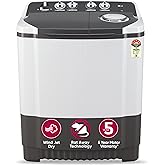 LG 7.5 kg 5 Star Wind jet dry Semi-Automatic Top Load Washing Machine ...