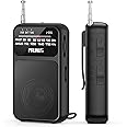 PRUNUS J-555 AM/FM Portable Radio with 800mAh Rechargeable Battery/2AAA ...