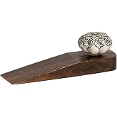 Nicola Spring Traditional Vintage Wooden Door Wedge Stop Block Stopper ...