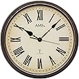 Amazon.de: AMS. Funk-Wanduhr Villach 5977, Vintage, antikes ...