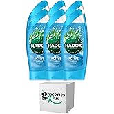 Radox Shower Gel With Hanging Hooks - Feel Awake (Dark Blue) 250ml ...