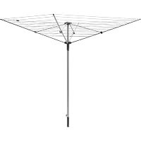 Addis 4-Arm Rotary Airer, Metallic Grey, 45 m : Amazon.co.uk: Home ...