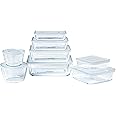 Pyrex® Cook & Freeze Set of 8 Glass Food Storage Dishes with Airtight ...