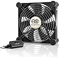 AC Infinity MULTIFAN S5 Quiet Dual 80mm USB Fan for Receiver DVR Playstation Xbox Computer ...