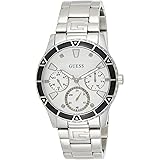Guess Damen Analog Quarz Uhr mit Edelstahl Armband W0891L1 : Amazon.de ...