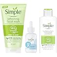 Simple Hydration Face Wash, Serum & Light Moisturiser Regime Bundle 3 ...