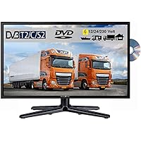REFLEXION LED 23.6 Zoll TV LDDW-24 DVB-S2 / C / T2 DVD, 24 Volt 12 Volt ...