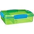 Sistema Lunch Snack Attack Duo Lunch Box | 975 ml | BPA-Free | Assorted ...