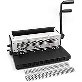 RAYSON Wire Binding Spines, 34 Loops, Mixed Colour, 40 Sheets, 3:1 ...